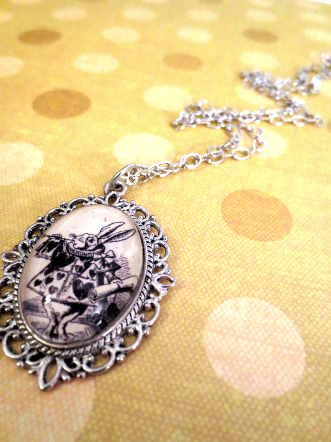 Alice's Adventures In Wonderland By Lewis Carroll White Rabbit Antiqued ...